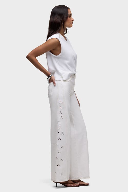HUDSON JEANS Hudson Jeans James Wide Leg Embroidered Jeans